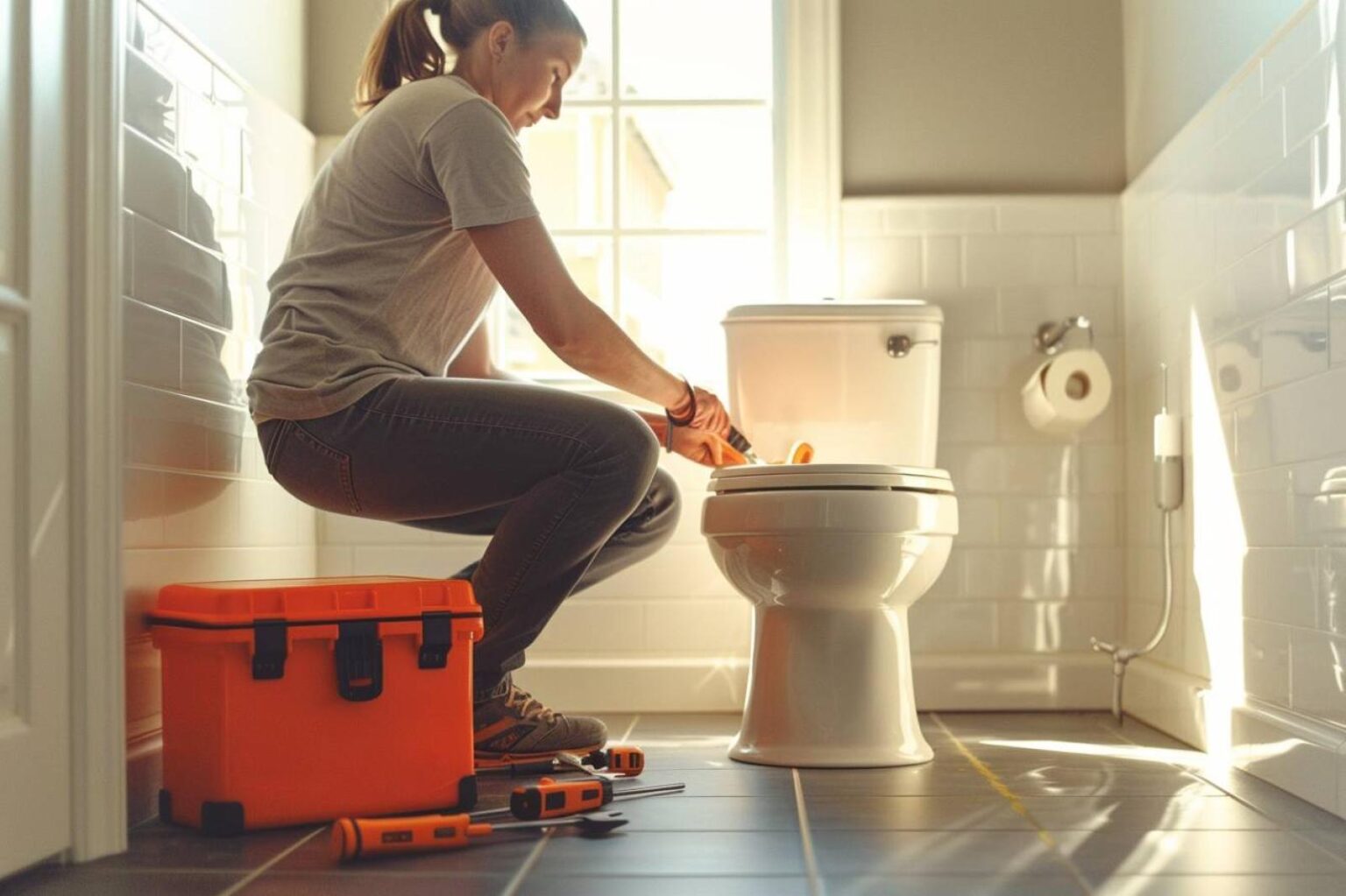 étapes pour remplacer un WC soi-même en une journée