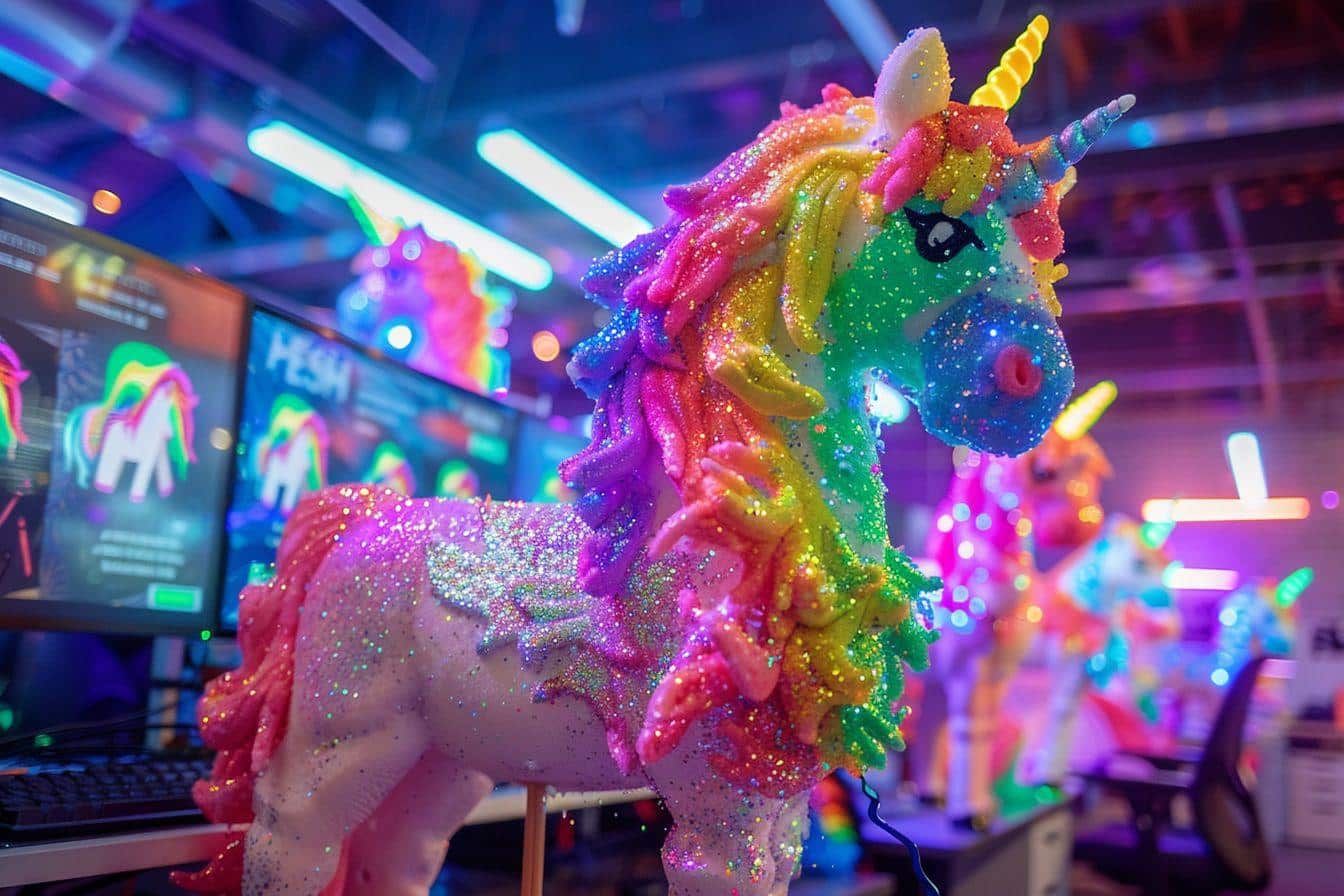 Unicornios locos: descifrando una obsesión digital