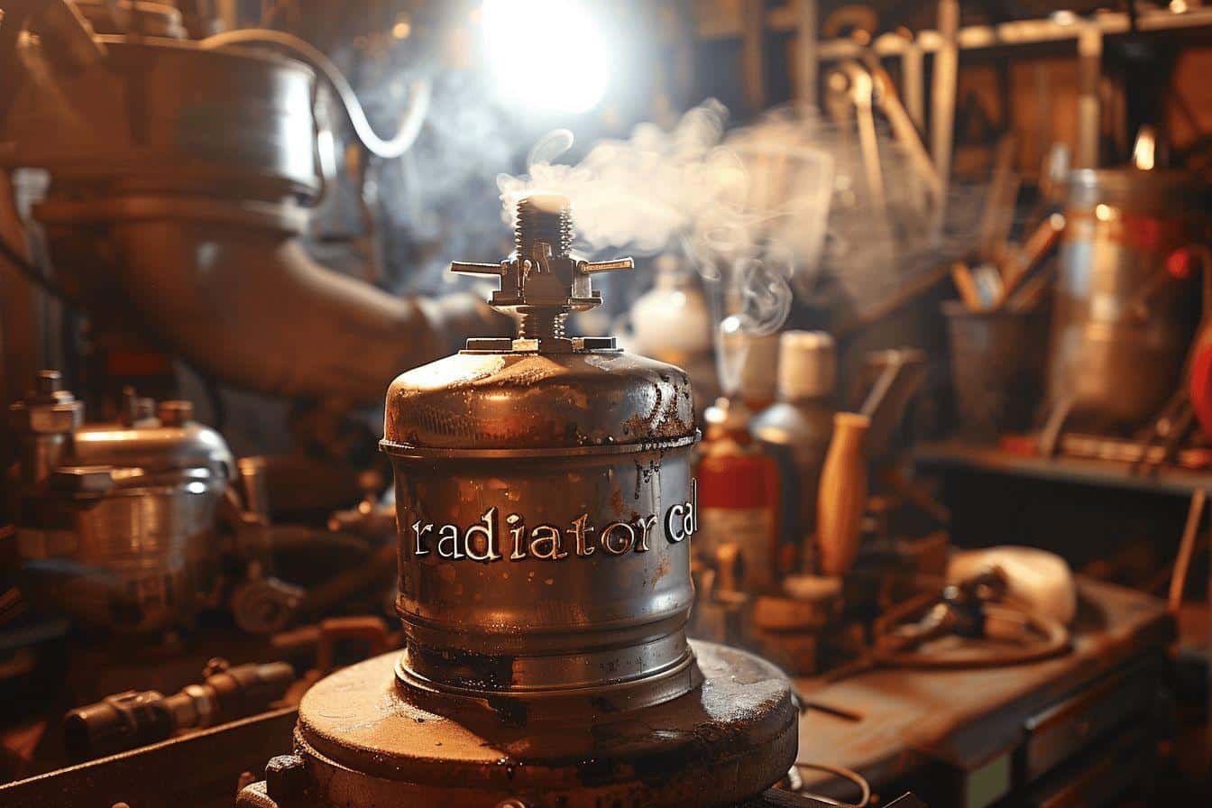 Radiator cap : Cause of automobile overheating