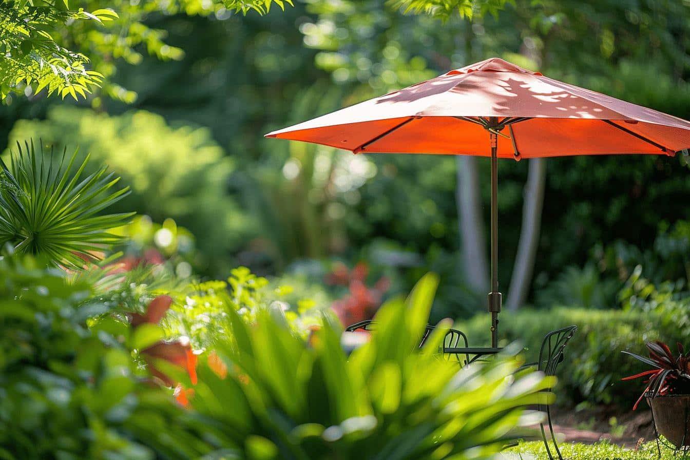 Stretched Canvas Parasol: The Ideal Shade for Your Garden in an Instant